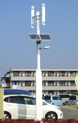 ハイブリッド型LED街路灯 – BS・Tech